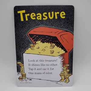 Whimsical Artifact Token Set for MTG Treasure Food Clue Proxy (foil ...