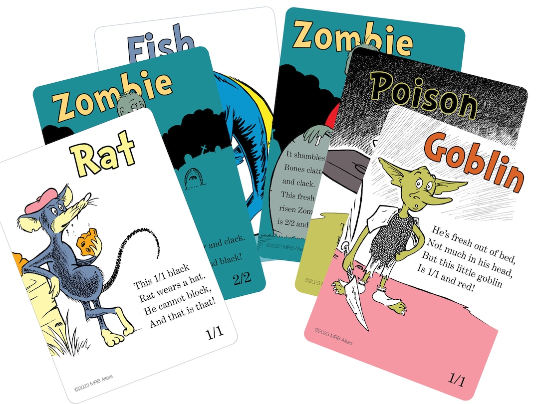 Mix and Match 7 Non-foil Whimsical Tokens for MTG Illustrated by MRB ...