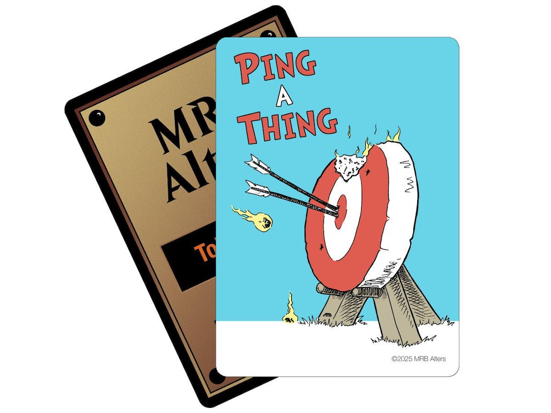 Whimsical 1 Damage Trigger Reminder Token for MTG Illustrated by MRB ...