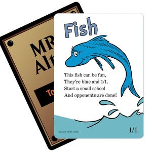 Whimsical Fish Token Cards for MTG Illustrated by MRB Alters, Foil and ...