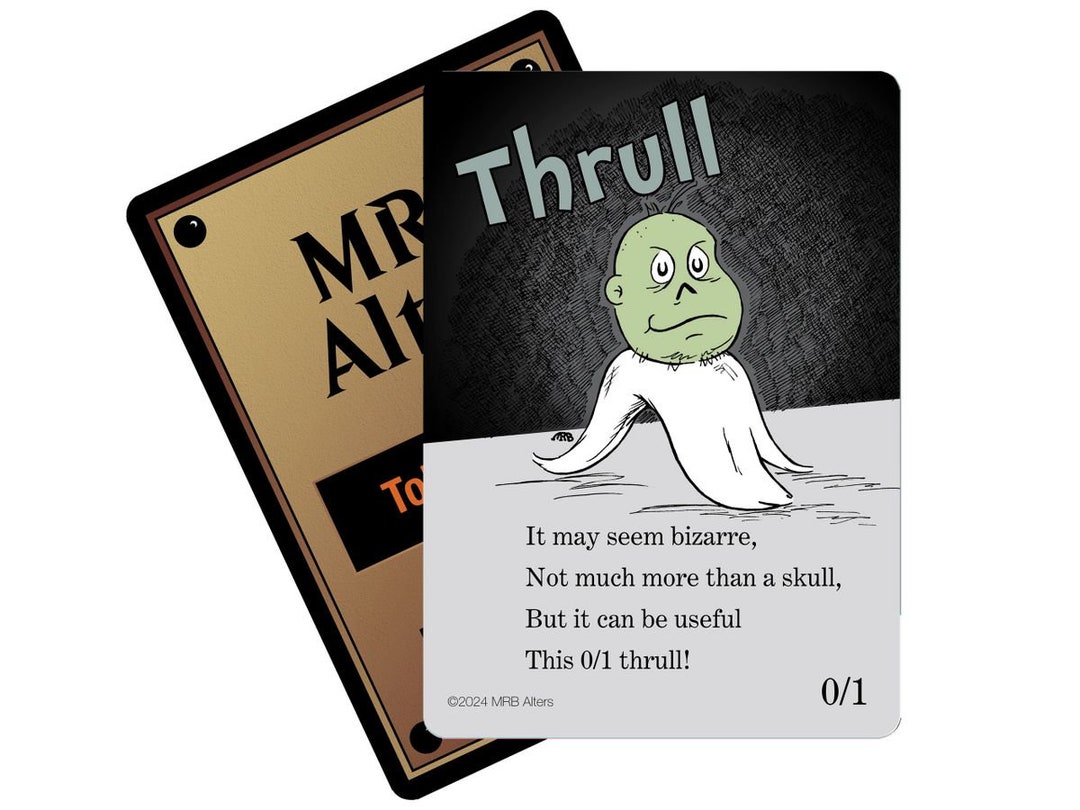 Whimsical Thrull Token Cards for MTG Illustrated by MRB Alters, Foil ...