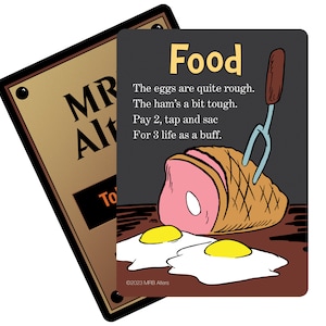 Whimsical Artifact Token Set for MTG Treasure Food Clue Proxy (foil ...