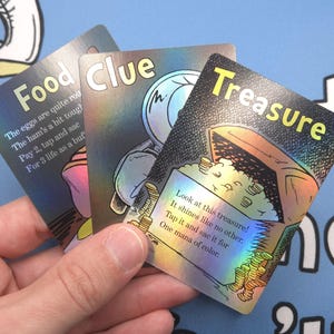 Whimsical Artifact Token Set for MTG Treasure Food Clue Proxy (foil ...