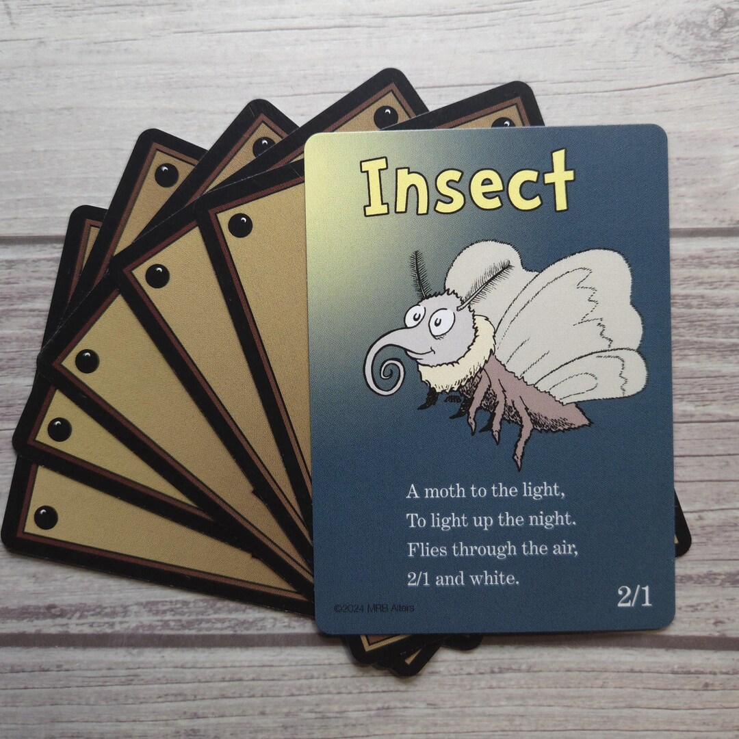 Whimsical White Insect Token Cards for MTG Illustrated by MRB Alters ...
