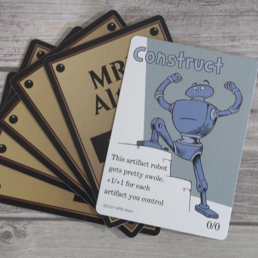 Whimsical Construct Tokens for MTG Illustrated by MRB Alters, Printed ...