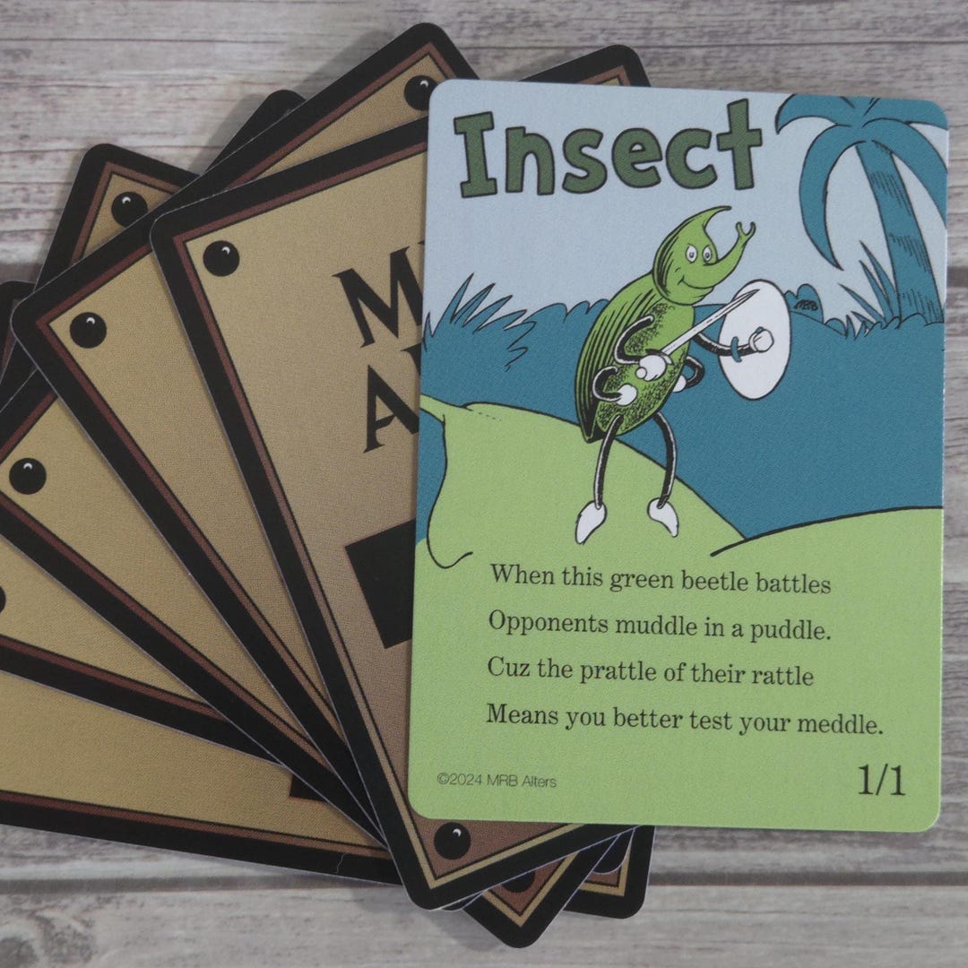 Whimsical Insect Token Cards for MTG Illustrated by MRB Alters, Foil or ...