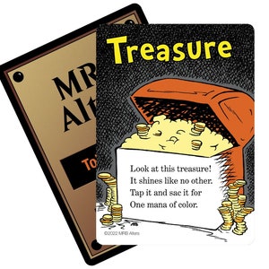 Whimsical Treasure Token Cards for MTG Illustrated by MRB Alters ...
