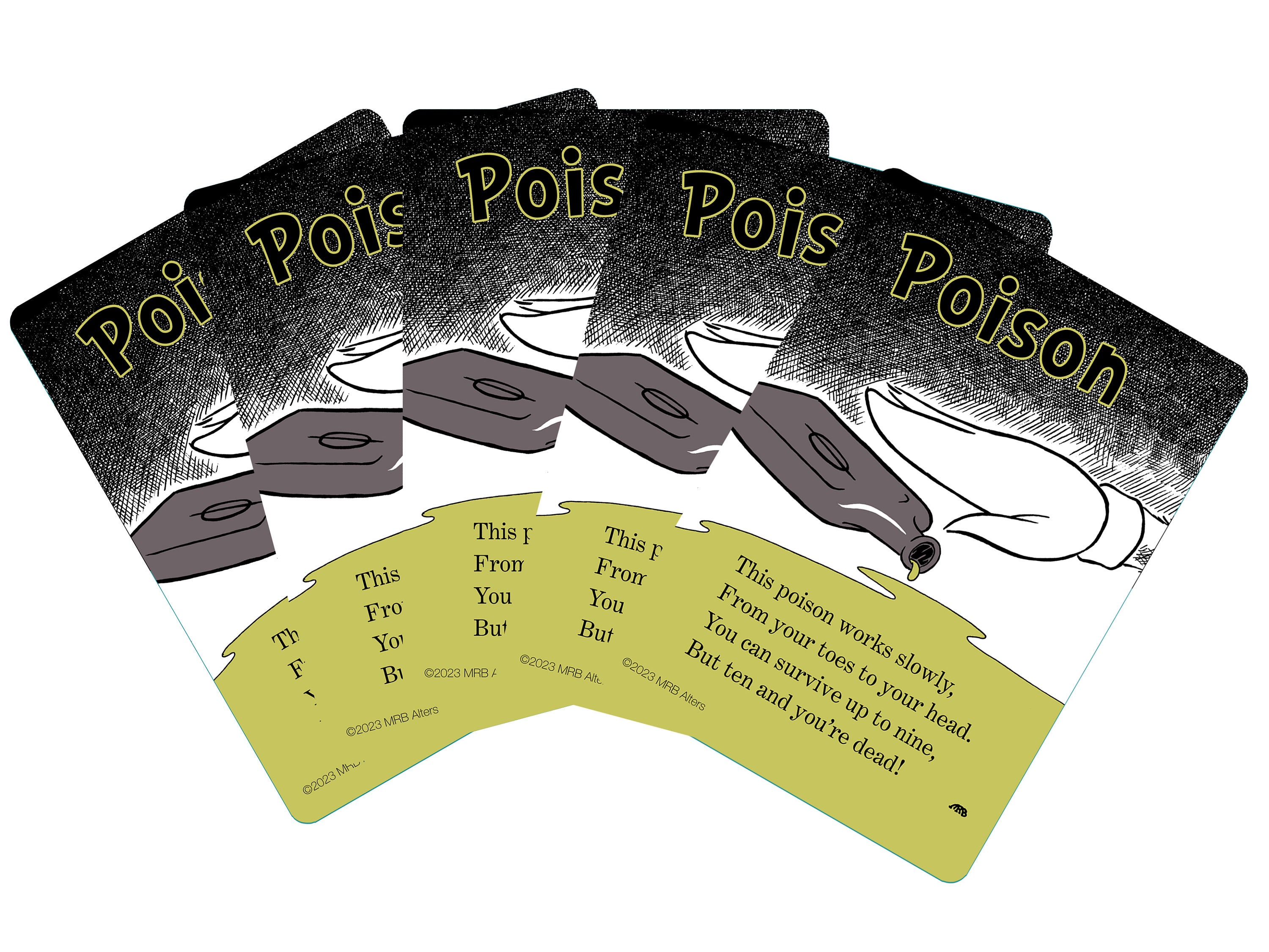 Whimsical Poison Counter Cards for MTG Illustrated by MRB Alters ...