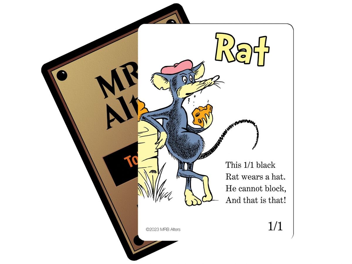 Whimsical Rat Token Cards for MTG Illustrated by MRB Alters, Printed on ...