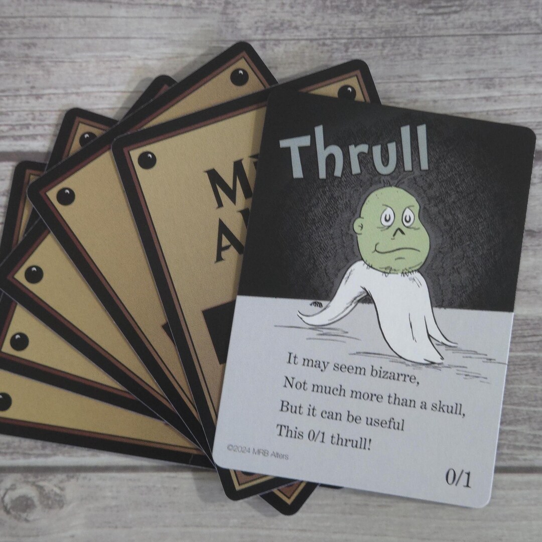 Whimsical Thrull Token Cards for MTG Illustrated by MRB Alters, Foil ...