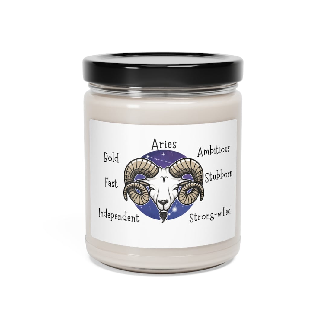 Aries Candle Astrology Aries Aries Horoscope Aries - Etsy