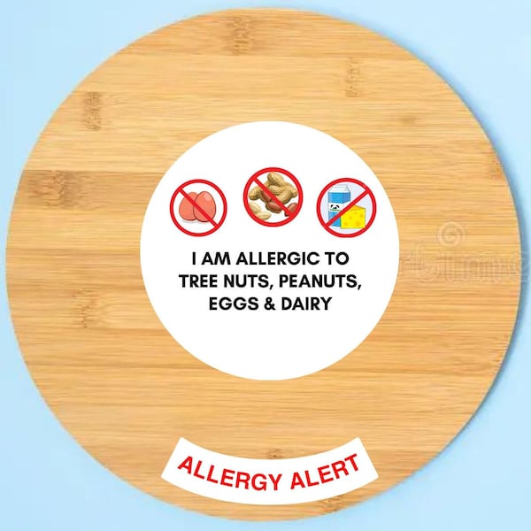 Peanut Free Sign - Etsy