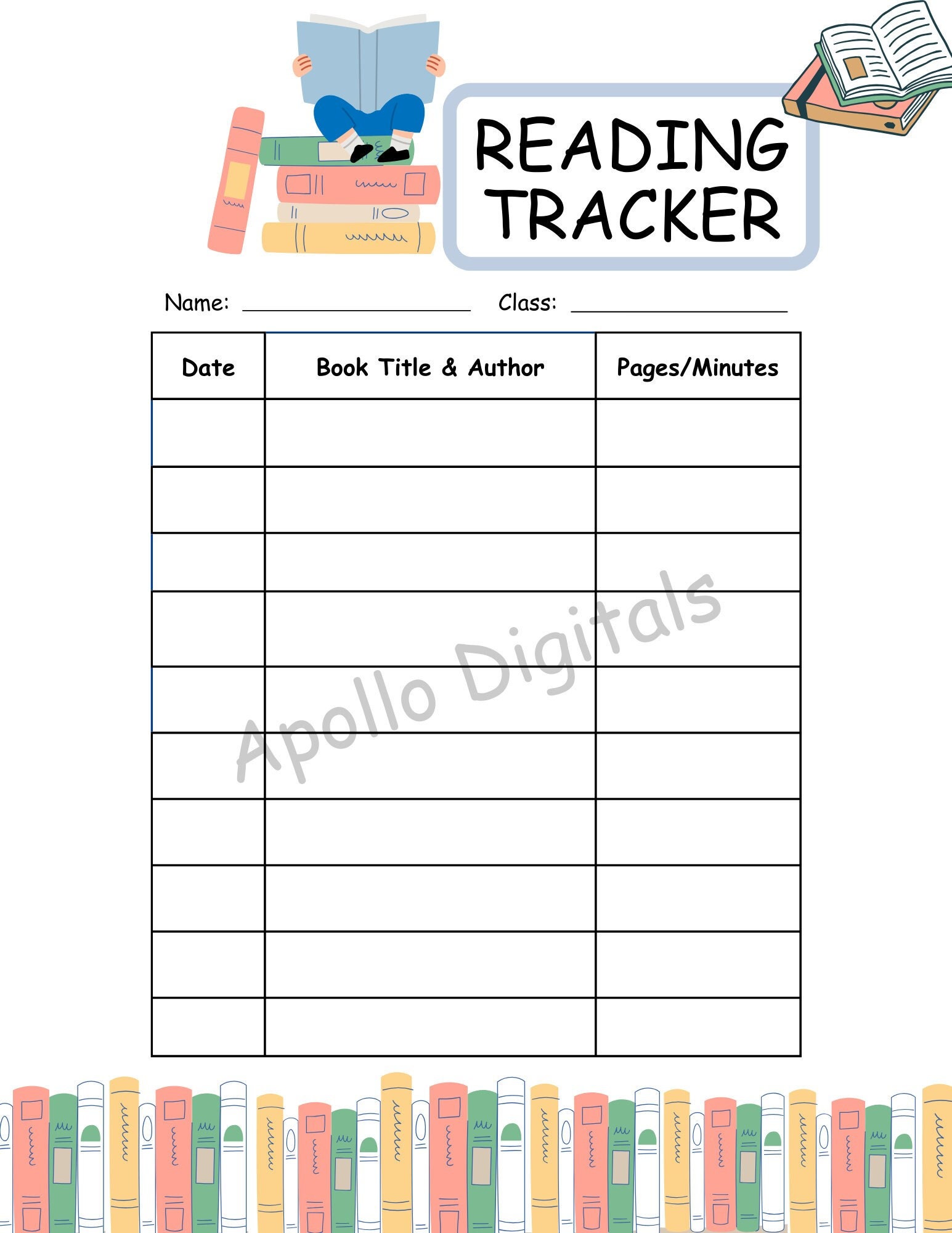 Reading Tracker Activity - School Worksheet - School Reading ...