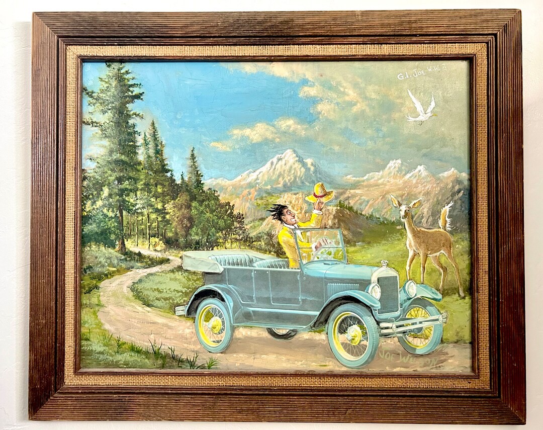 WW2 G.I. Joe Painting by Joe Wilson Mixed Media Art Signed Original ...