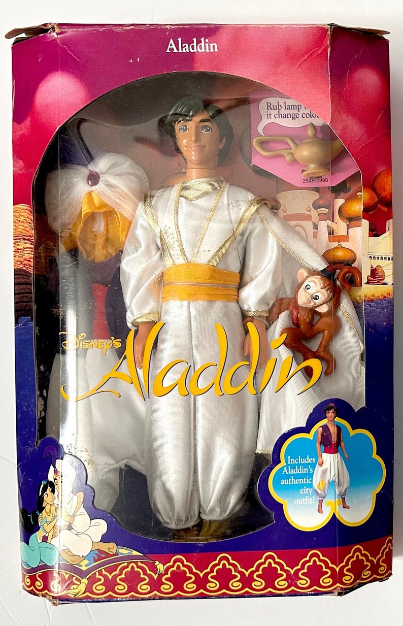 1992 Mattel Disney's Aladdin Doll - Aladdin Barbie - Vintage 1990s - Etsy