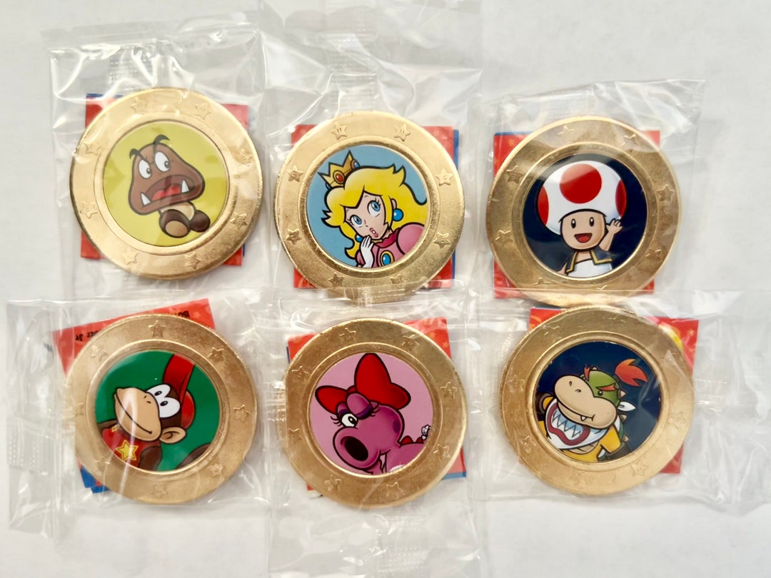 Super Mario Brothers Collector Coins (SEALED) Only Princess Daisy is ...