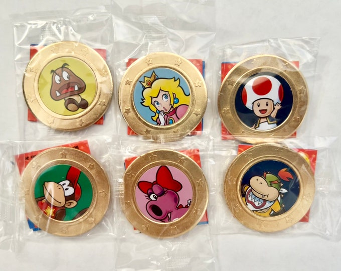 Super Mario Brothers Collector Coins SEALED - Etsy