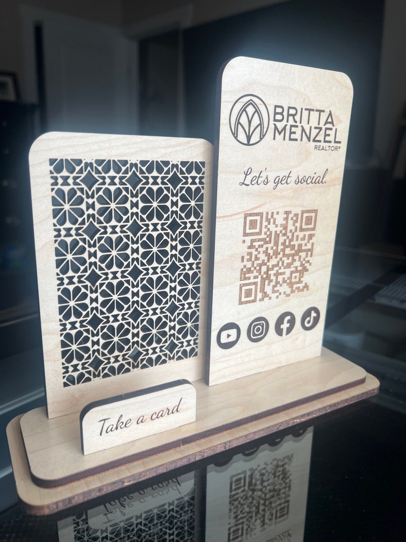 Business Card Display - Etsy