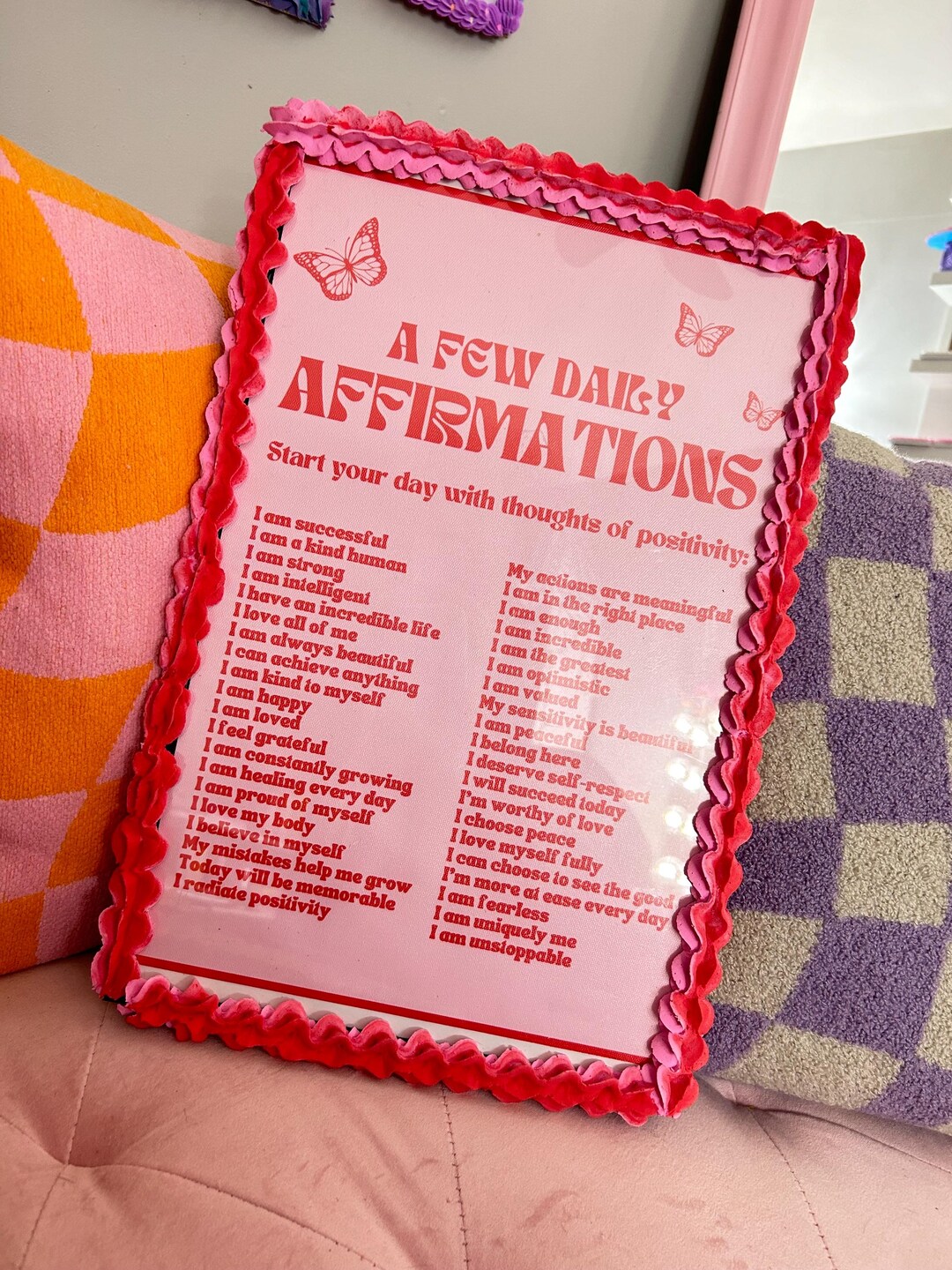 11x17 A Few Daily Affirmations Poster Frame 1 of 1 - Etsy