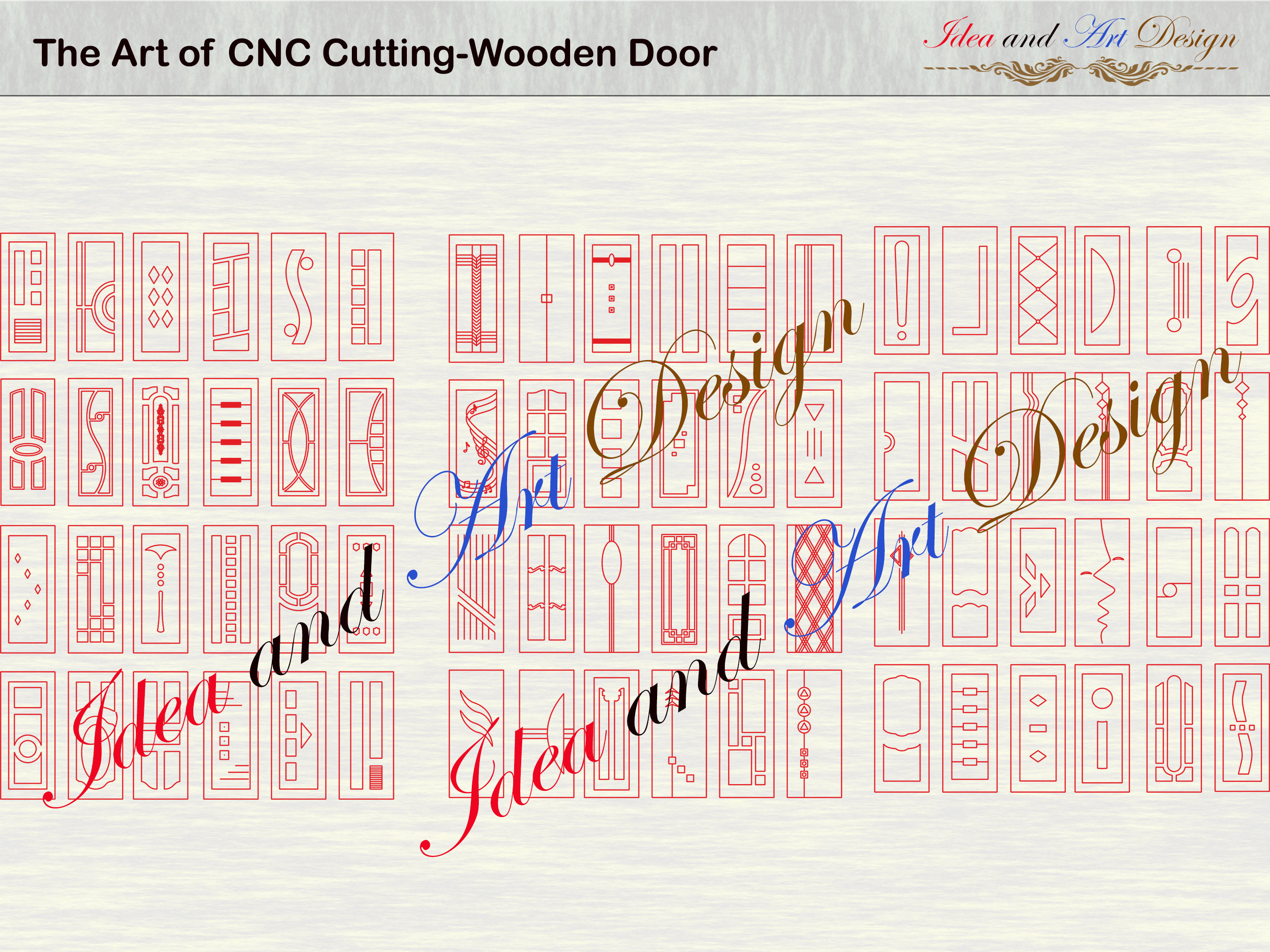 600 CNC Designs for Wooden Doors, Door Outline Cut File, Door Clipart ...