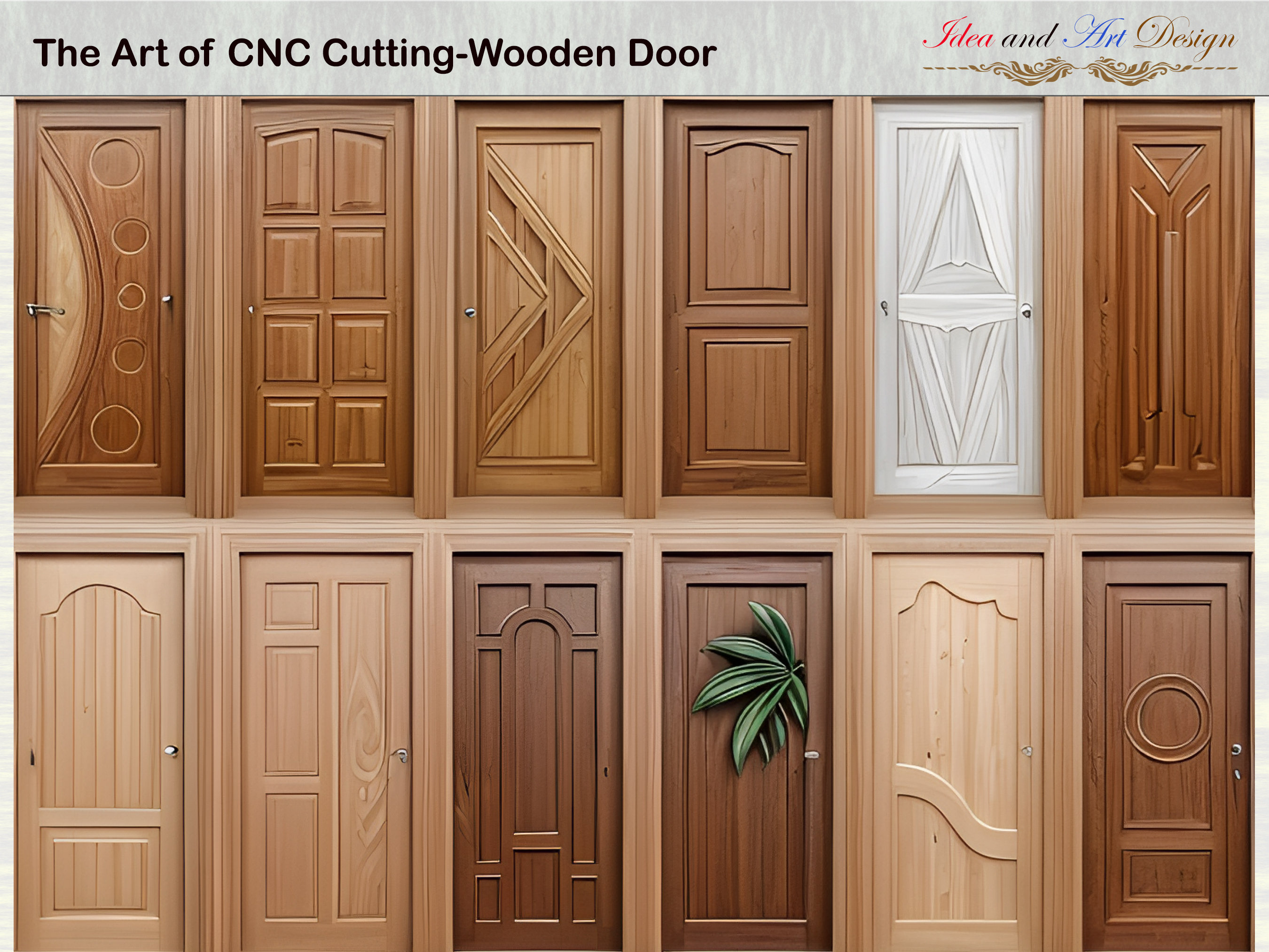 CNC Designs for Wooden Doors, Door Outline Cut File, Door Clipart, CNC ...