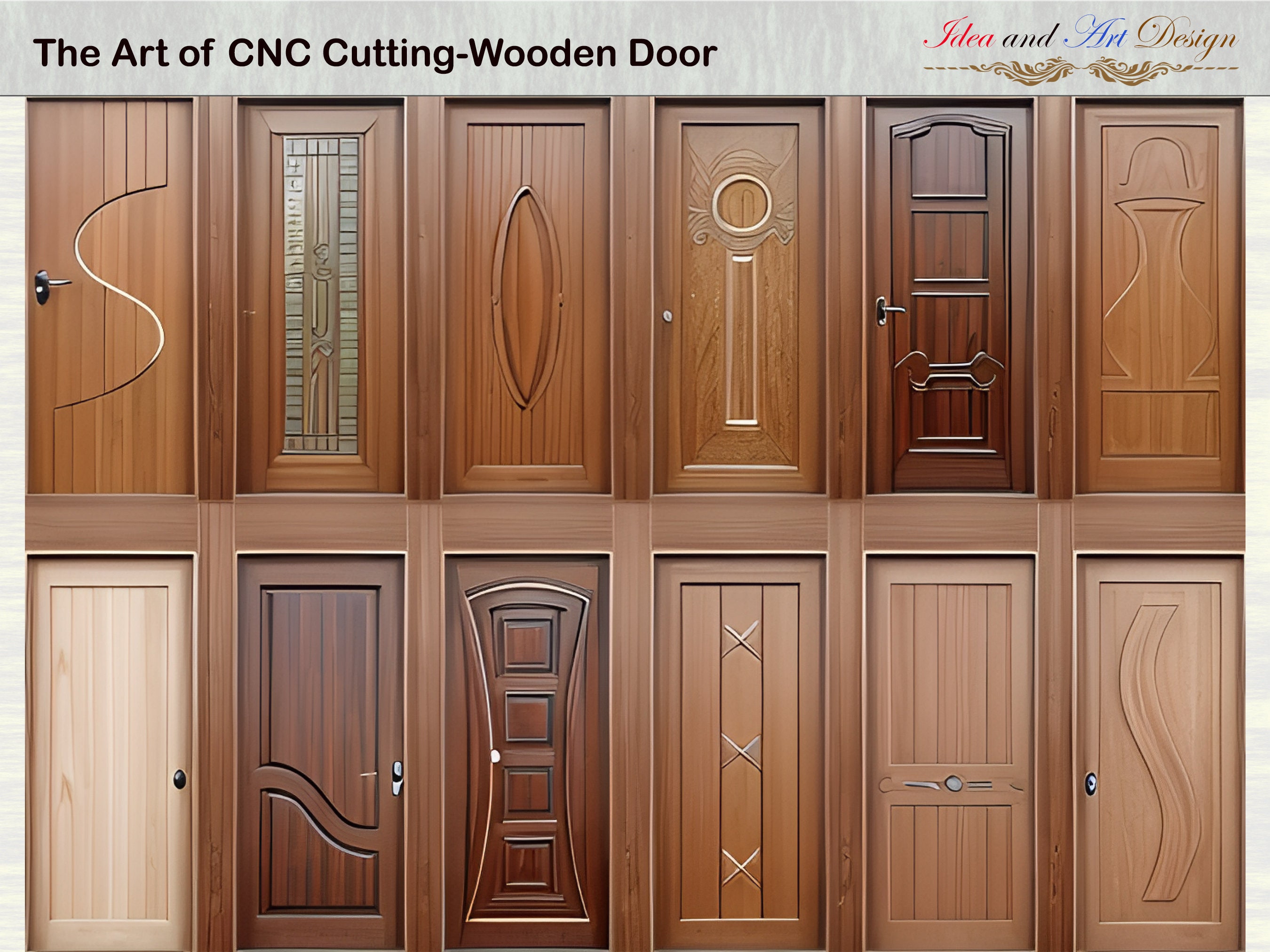 CNC Designs for Wooden Doors, Door Outline Cut File, Door Clipart, CNC ...