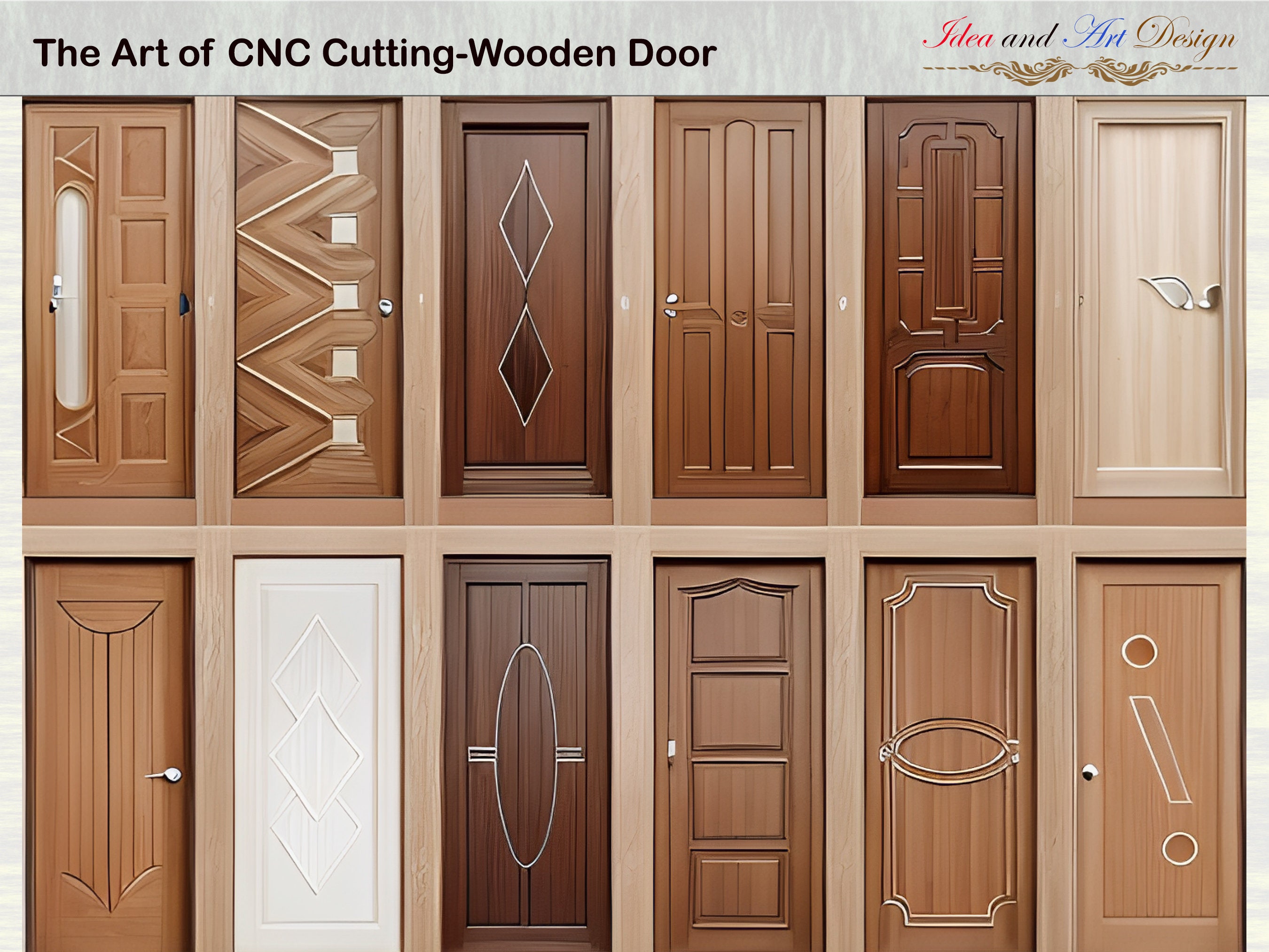 CNC Designs for Wooden Doors, Door Outline Cut File, Door Clipart, CNC ...