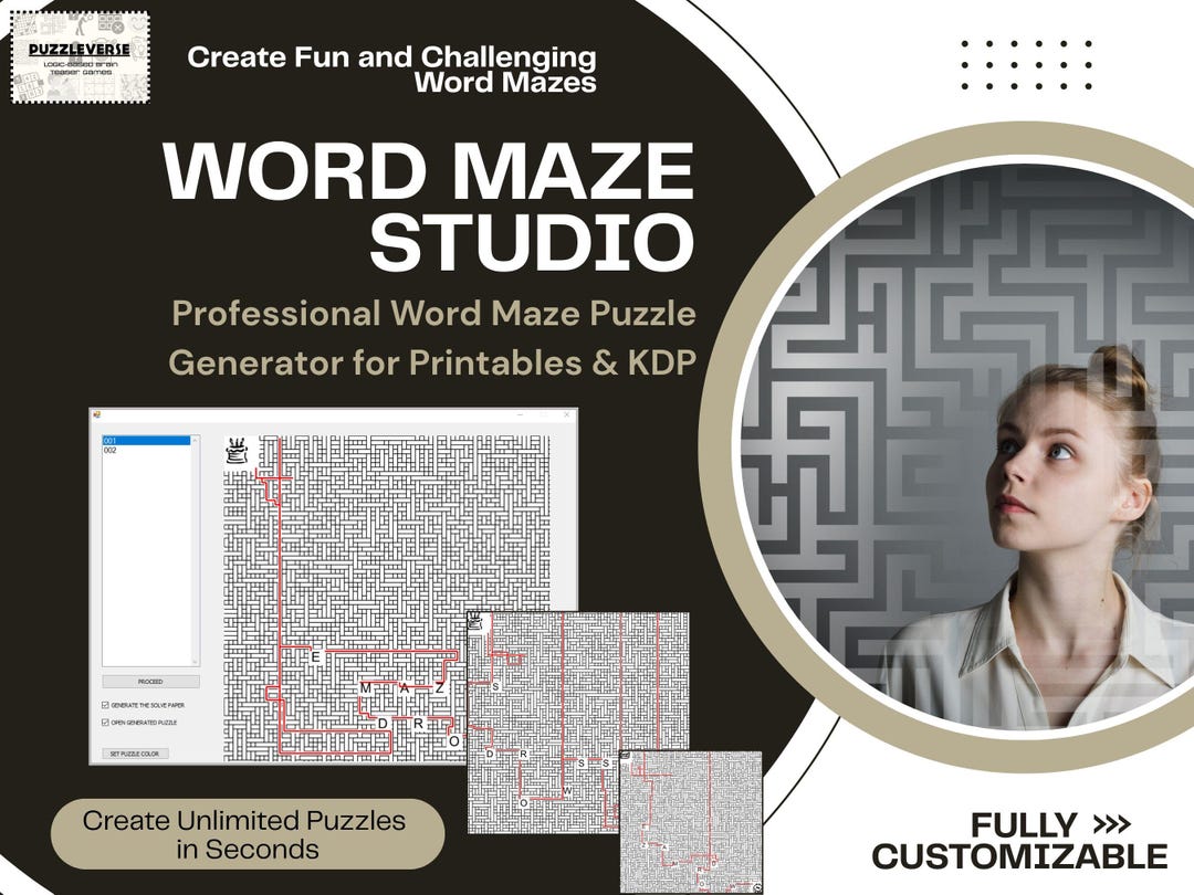Word Maze Studio | Professional Word Maze Generator for Windows ...