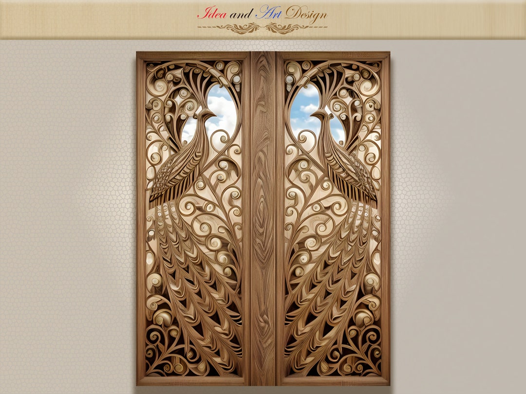 Laser-cut Wall Art, Wood Wall Plaque, Decorative Painting, Interior ...