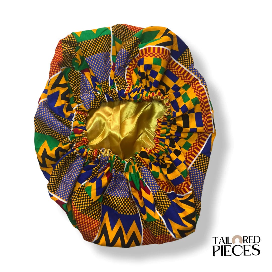 Kente African Print Bonnet - Etsy