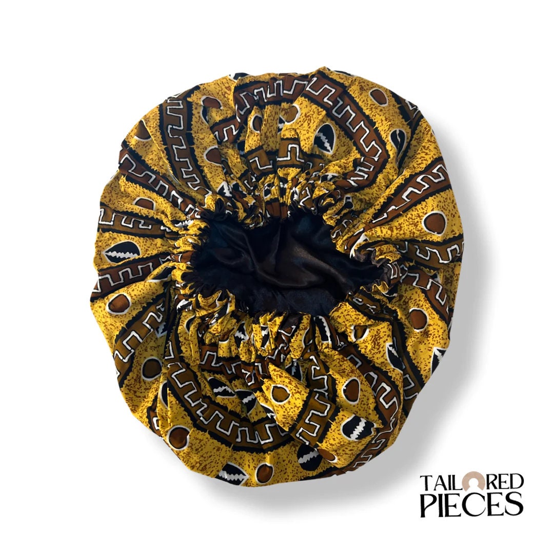 Shell African Print Bonnet - Etsy