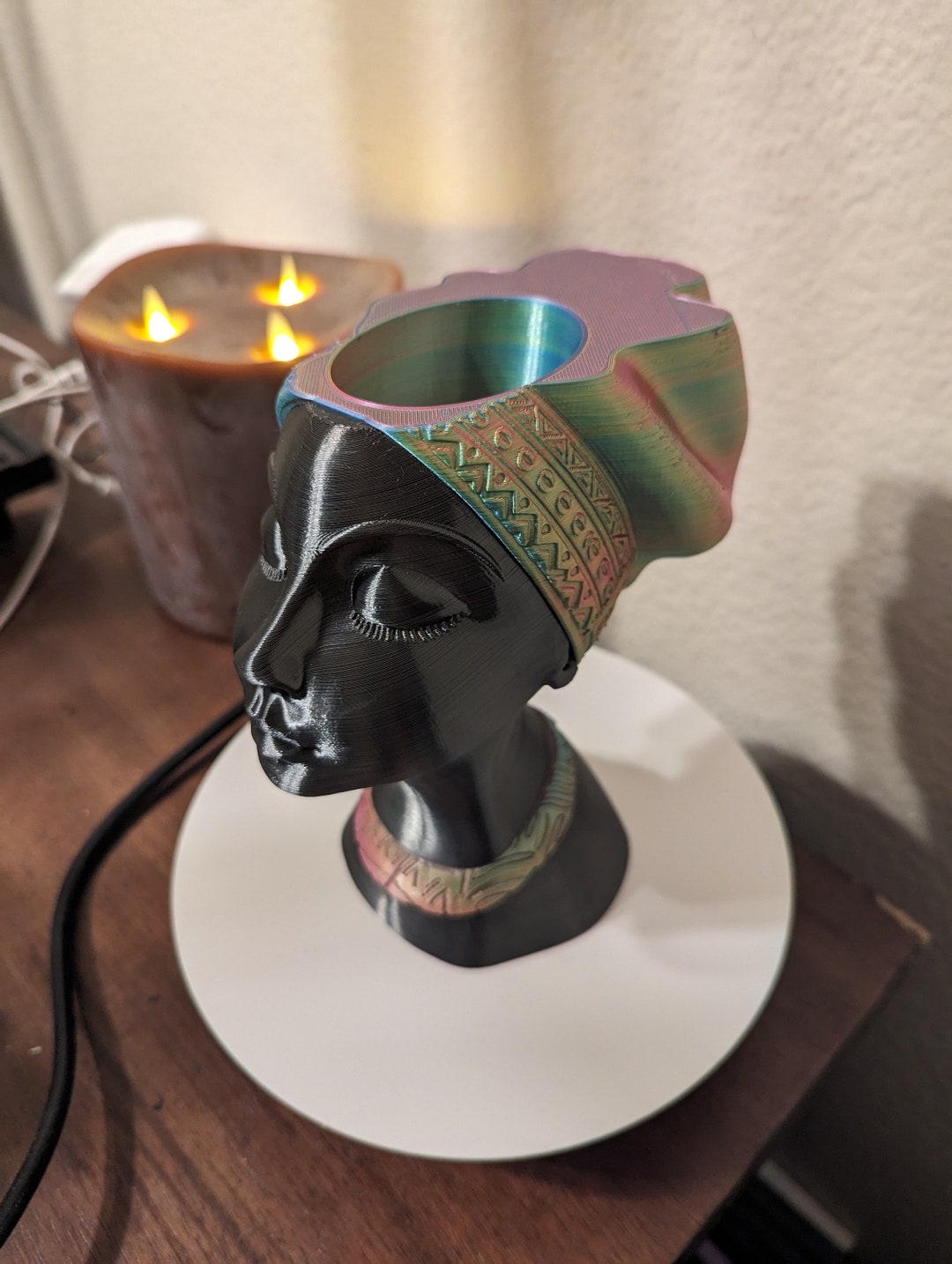 African Woman Flower Pot - Etsy