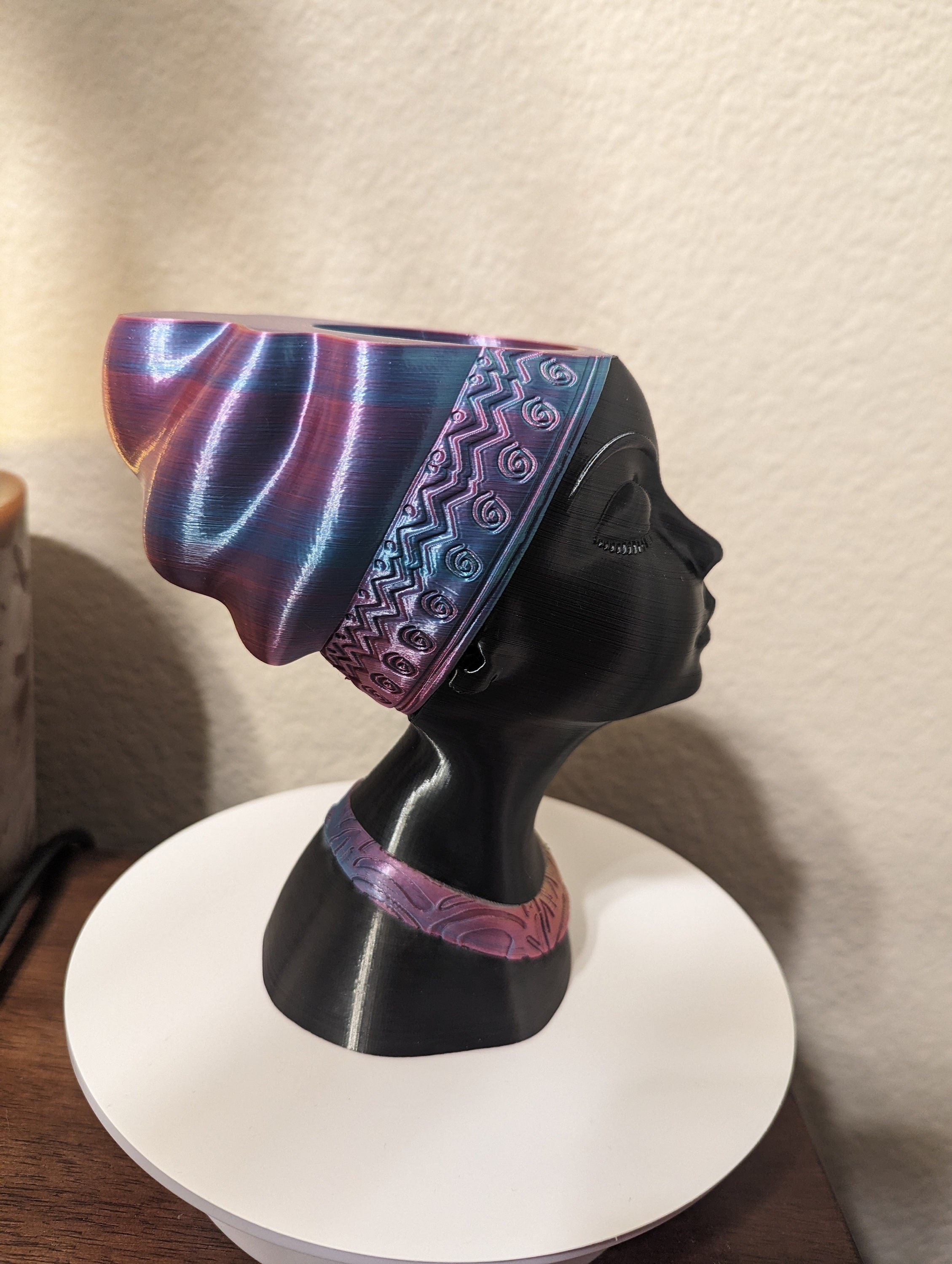 African Woman Flower Pot - Etsy