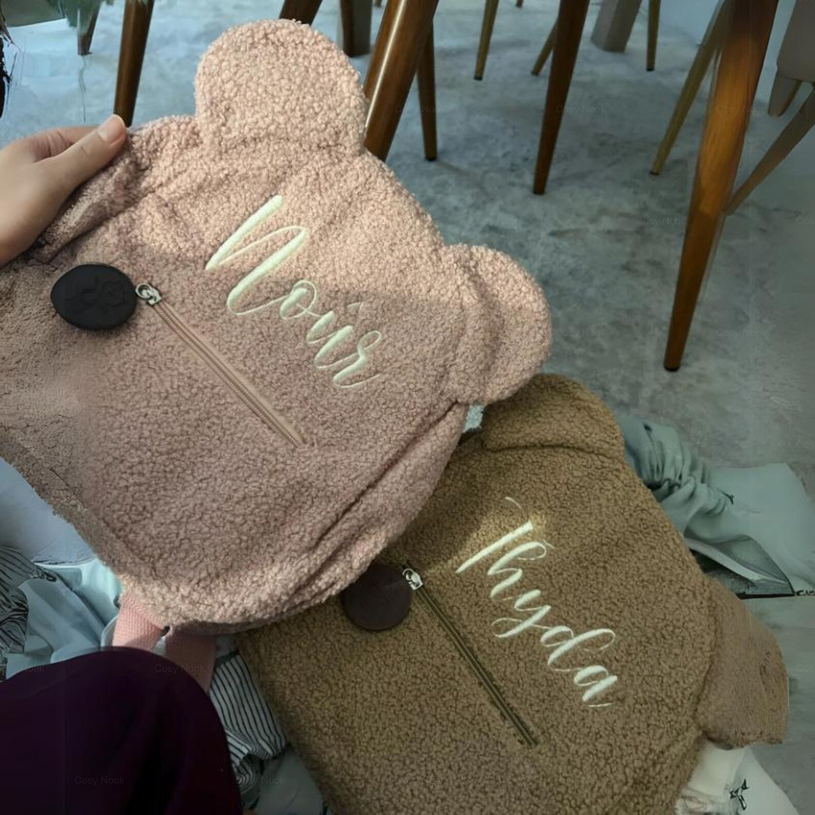 Personalized Teddy Bear Backpack Bag Teddy Bear Bag for Kids Animal ...