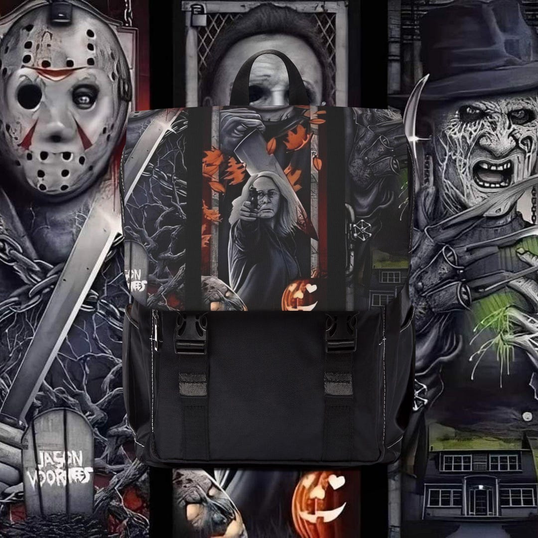 Horror Movie Icon Unisex Backpack, Kings of Horror, Freddy Jason ...