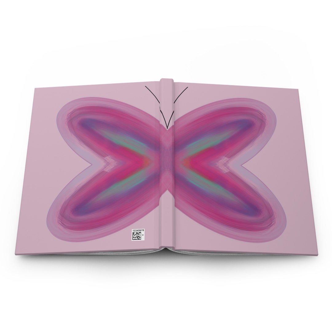 Pink Butterfly Journal, Custom Notebooks an D Journal for Women, Trendy ...