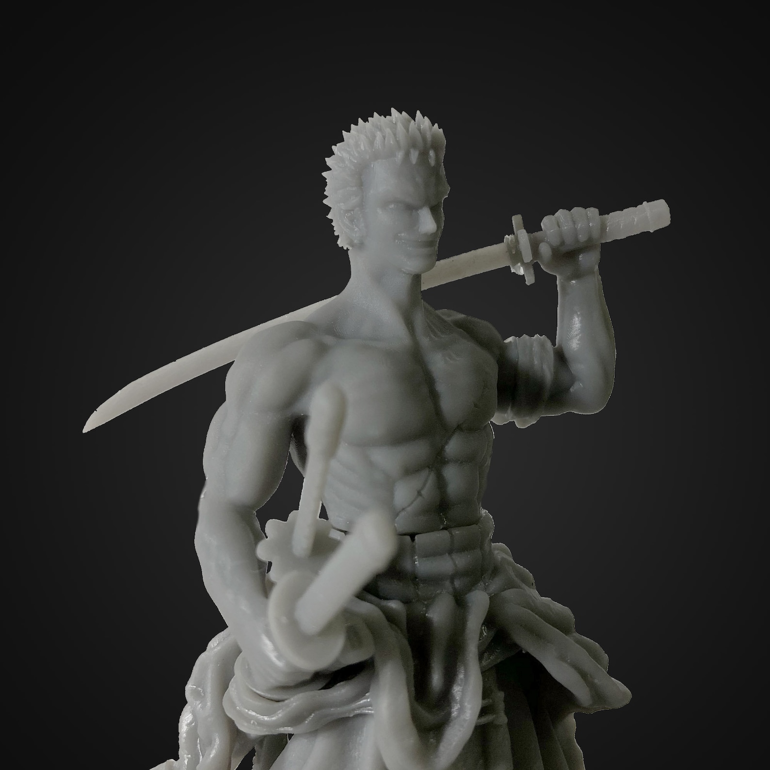 Roronoa Zoro Action Figure , One Piece Collectible , Paintable - Etsy