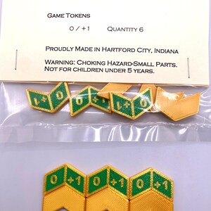Game Tokens Designed for Magic the Gathering to Count Power/toughness ...