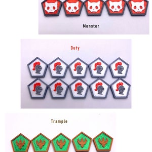 Commander Ability Counters, 3D Printed for Mtg or Any Other RPG Games ...