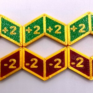 Game Tokens Designed for Magic the Gathering to Count Power/toughness ...