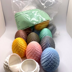 3D Printed Threaded Dragon Egg: Scavenger Hunt Hide-n-seek - PLA Bioplastic - Etsy