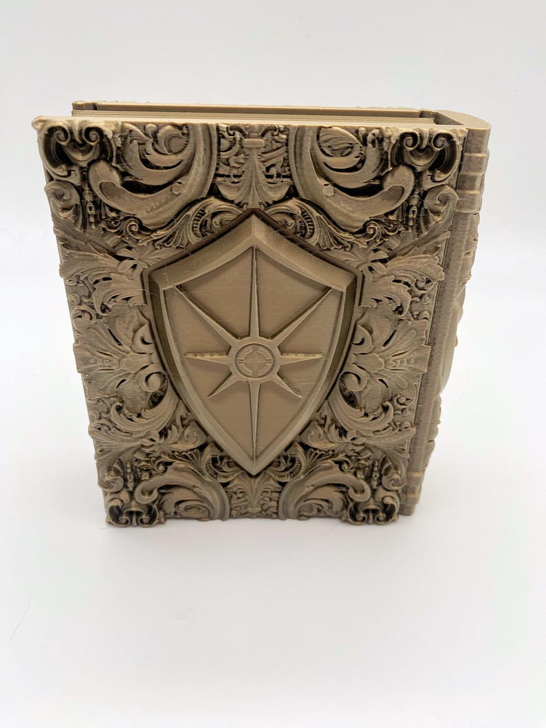 Paladin Tome Dnd Dice Storage Tray | 3D Printed Book Box - Etsy