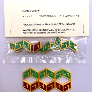 Game Tokens Designed for Magic the Gathering to Count Power/toughness ...