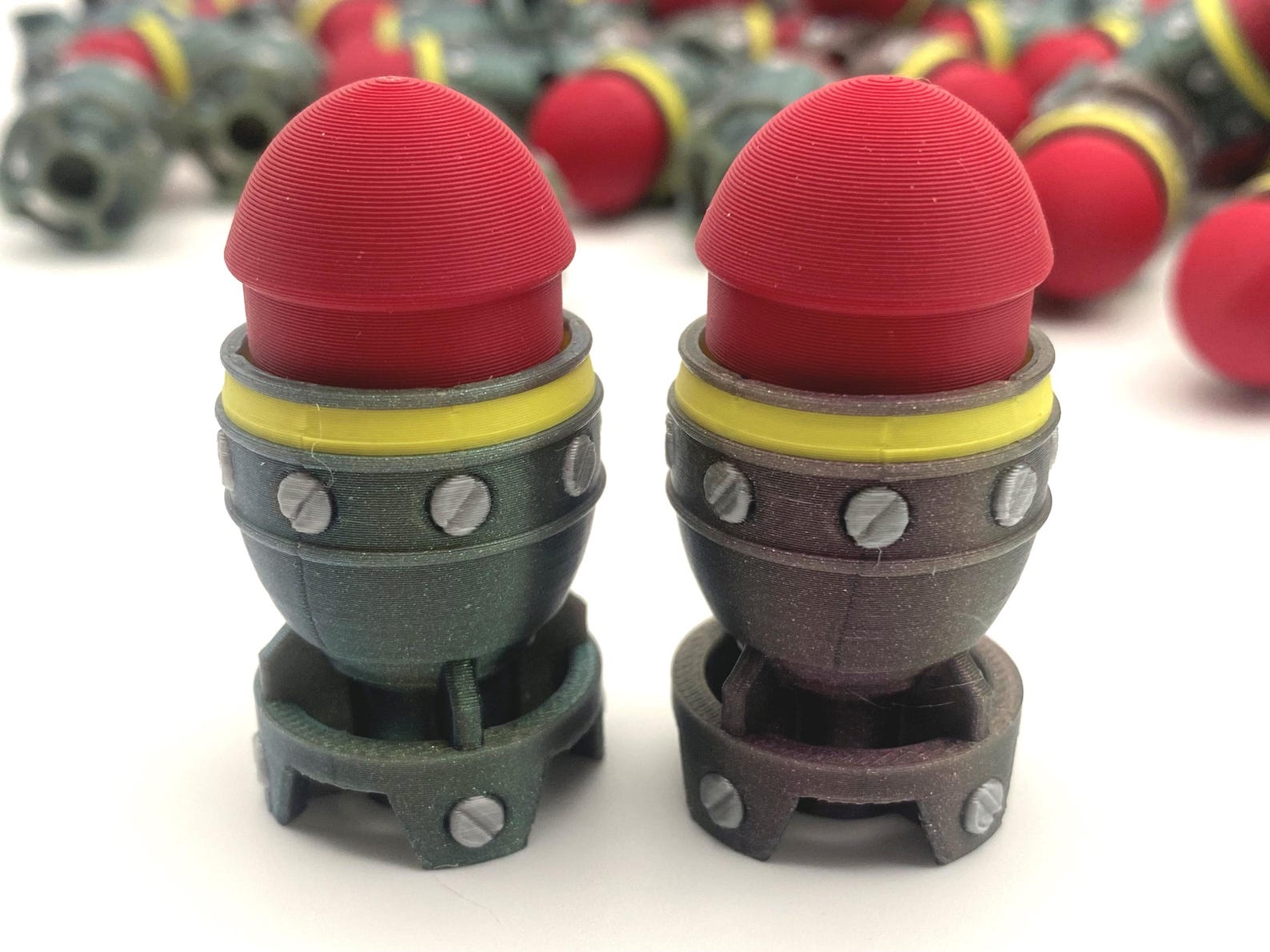 Mini Nuke Fidget Clicker | 3D Printed Tiny Atomic Bomb Button - Etsy