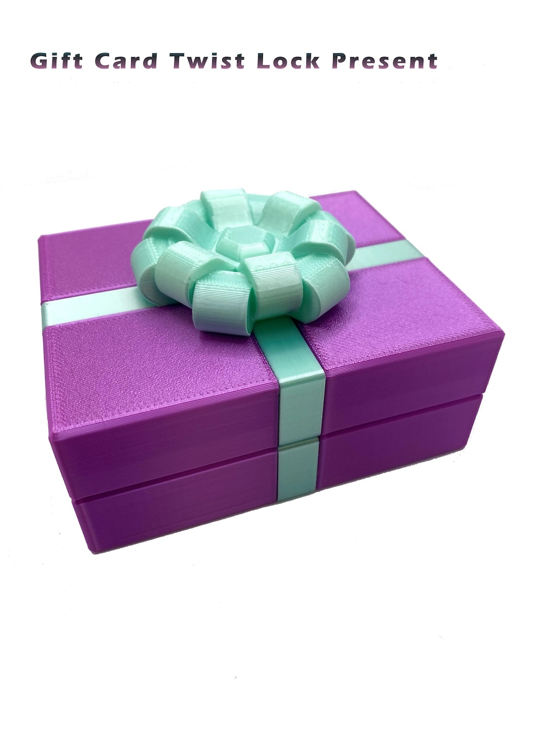 Twist Lock Gift Card Box: Holiday Present Container - Etsy