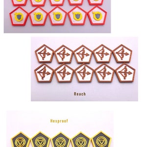 Commander Ability Counters, 3D Printed for Mtg or Any Other RPG Games ...