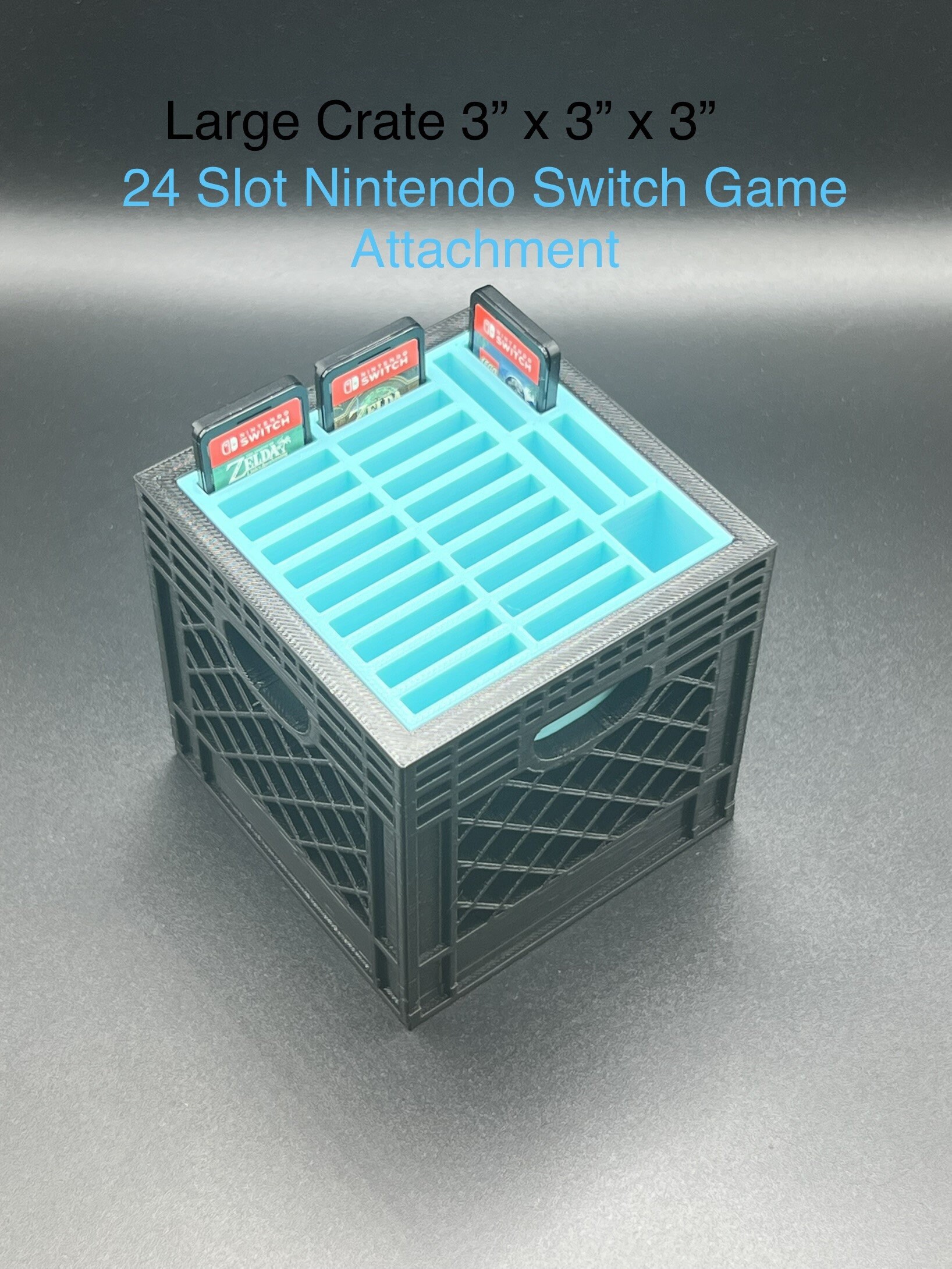 Large Mini Crate Nintendo Switch Game Holder Mini Crate Mini - Etsy