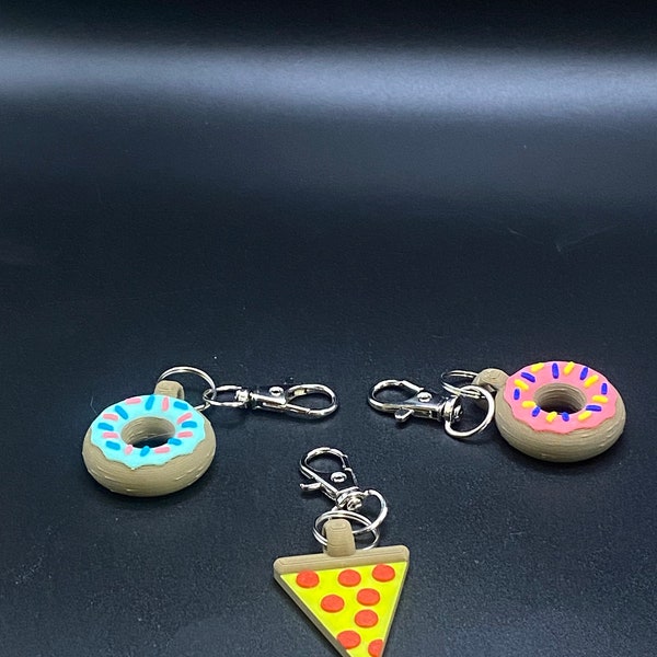 Pizza Keychain - Etsy