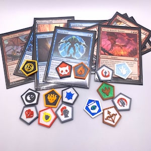 Commander Ability Counters, 3D Printed for Mtg or Any Other RPG Games ...