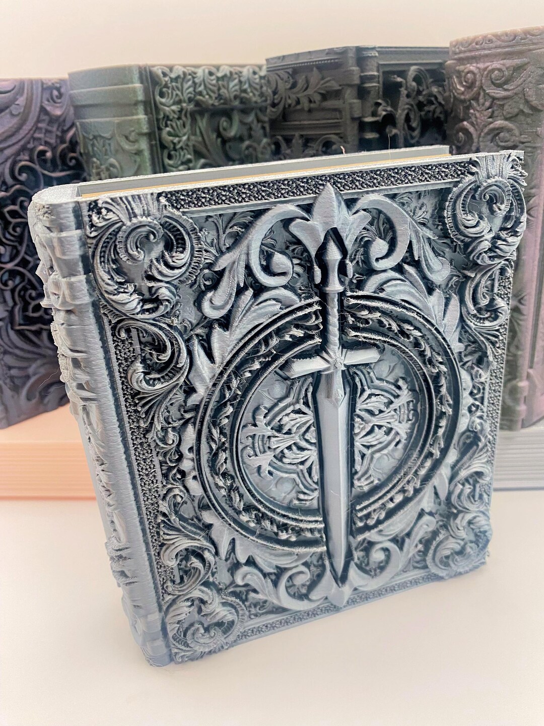 Fighter Tome Storage and Tray - Perfect for Dice, Cards, Tokens, and ...